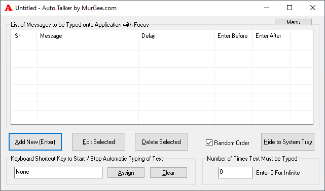 Register your Copy of Auto Talker Software